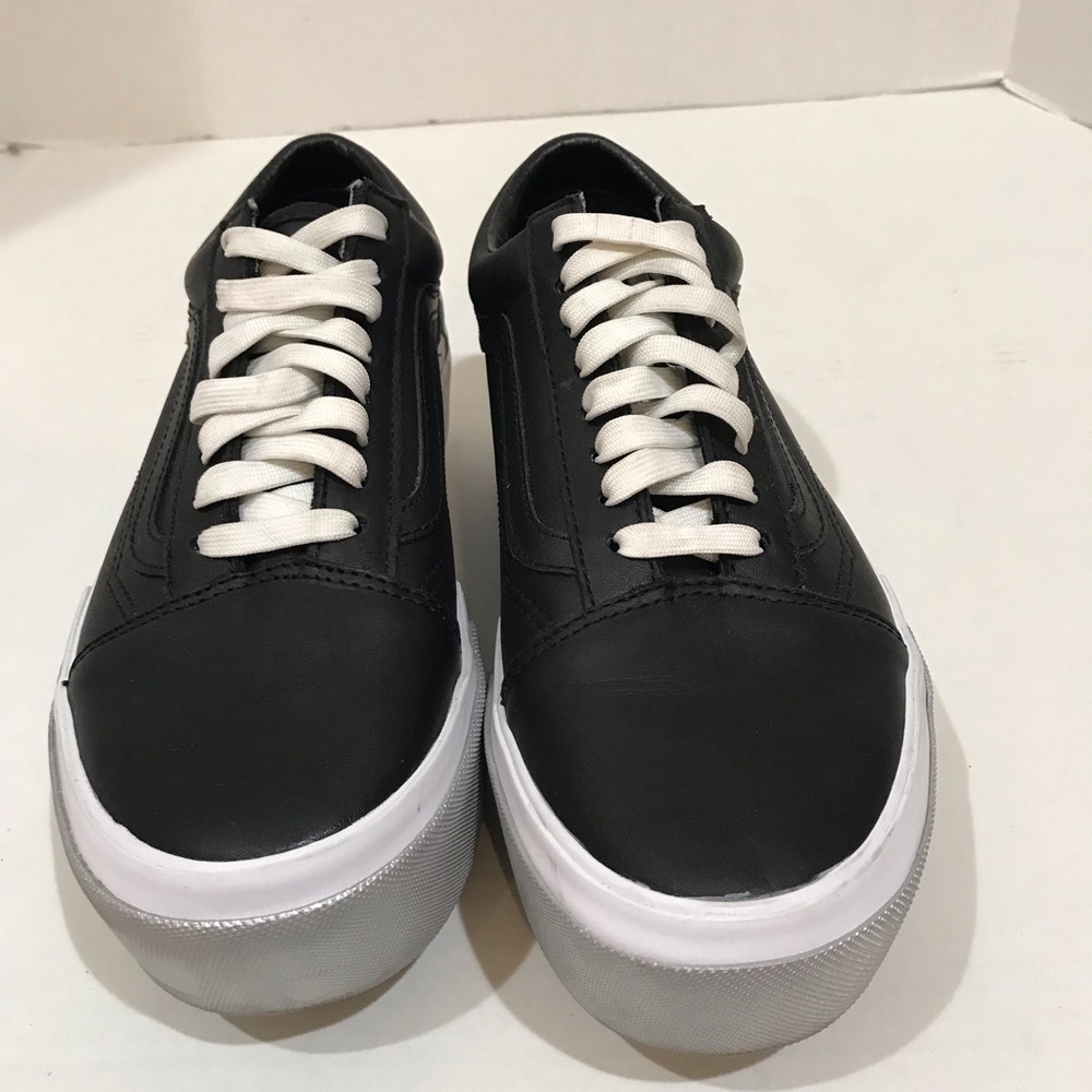 Vans Leather Platform Sneakers - Gem